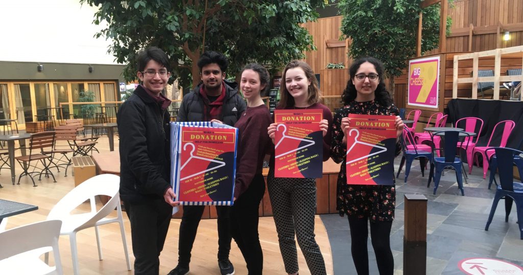 A group of Edinburgh students is gathering donations for the homeless ...