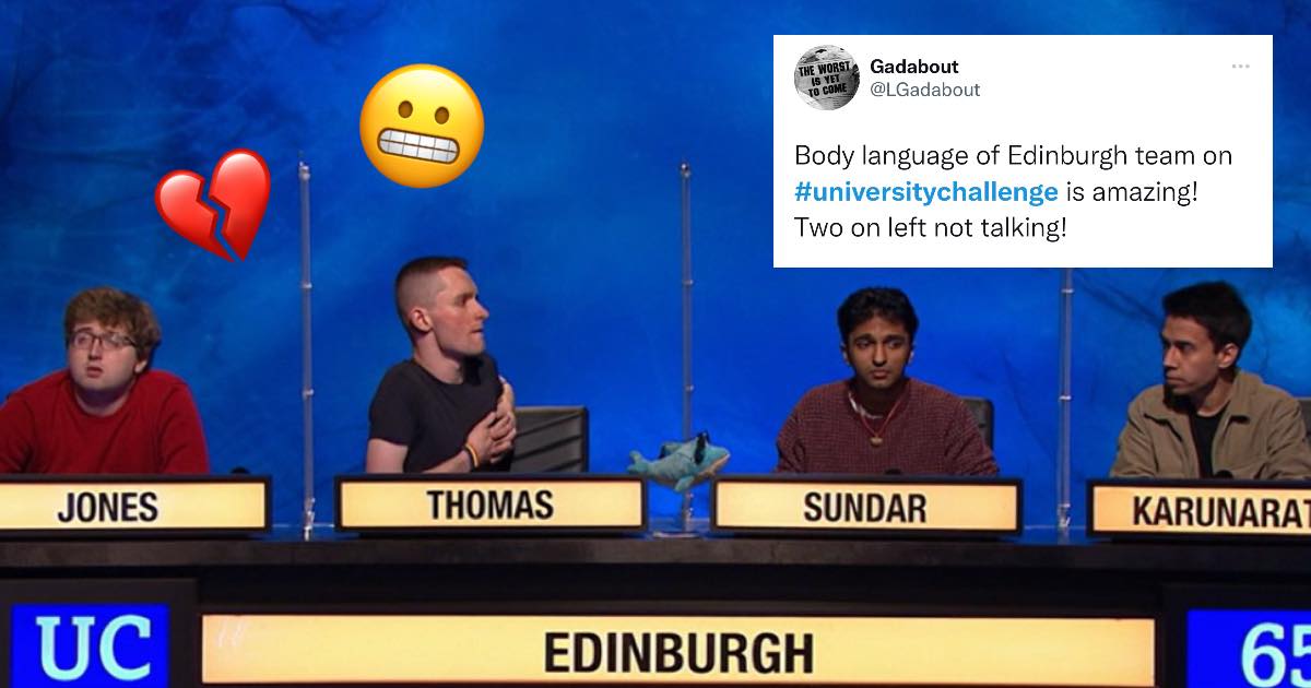 Edinburgh University Challenge team member speaks out after Twitter ...