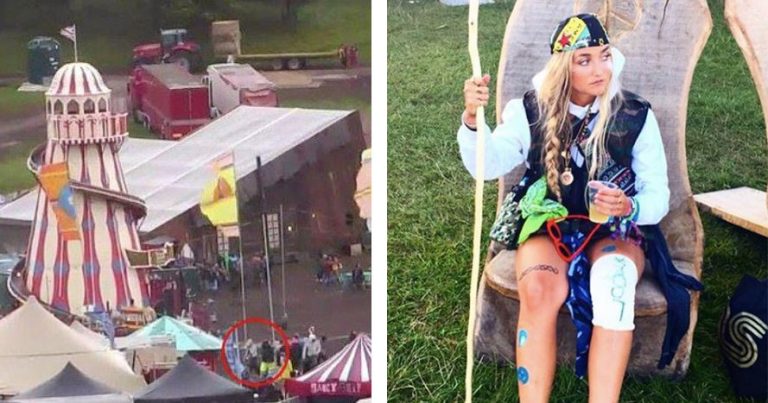 These are the final images of Louella Michie before she died at Bestival