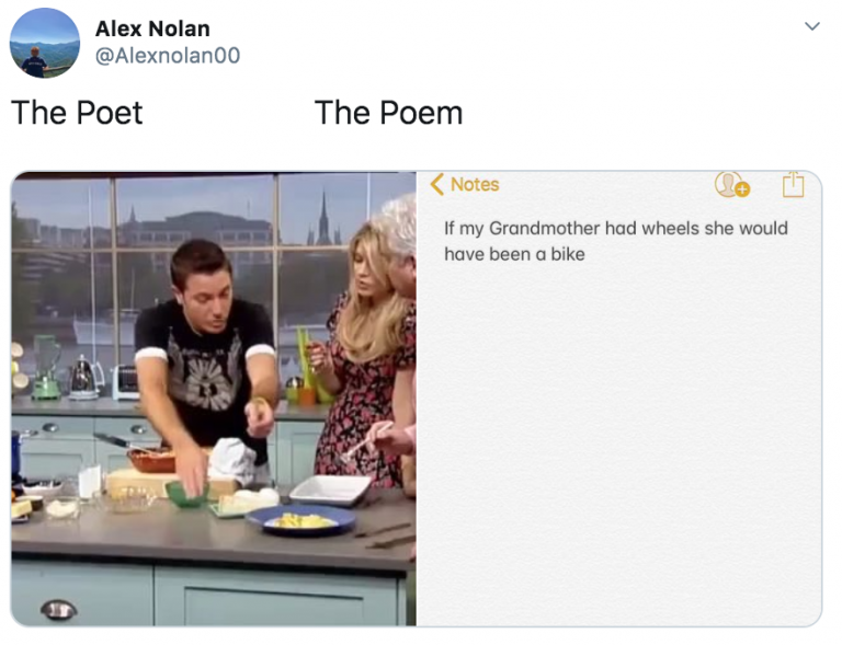 'The Poet The Poem' meme is hands down the funniest of 2020 so far