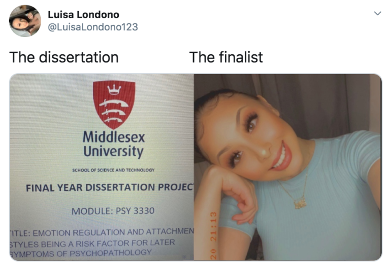 The Dissertation The Finalist memes give people the hand-in they deserve