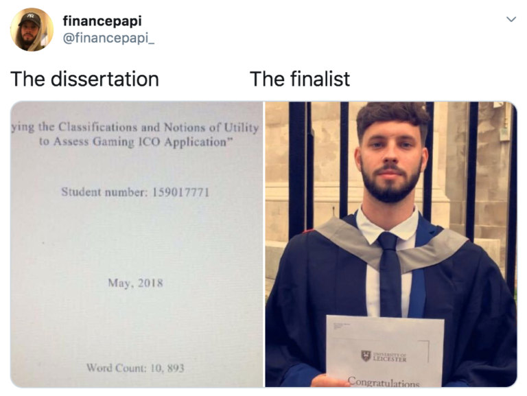 The Dissertation The Finalist memes give people the hand-in they deserve