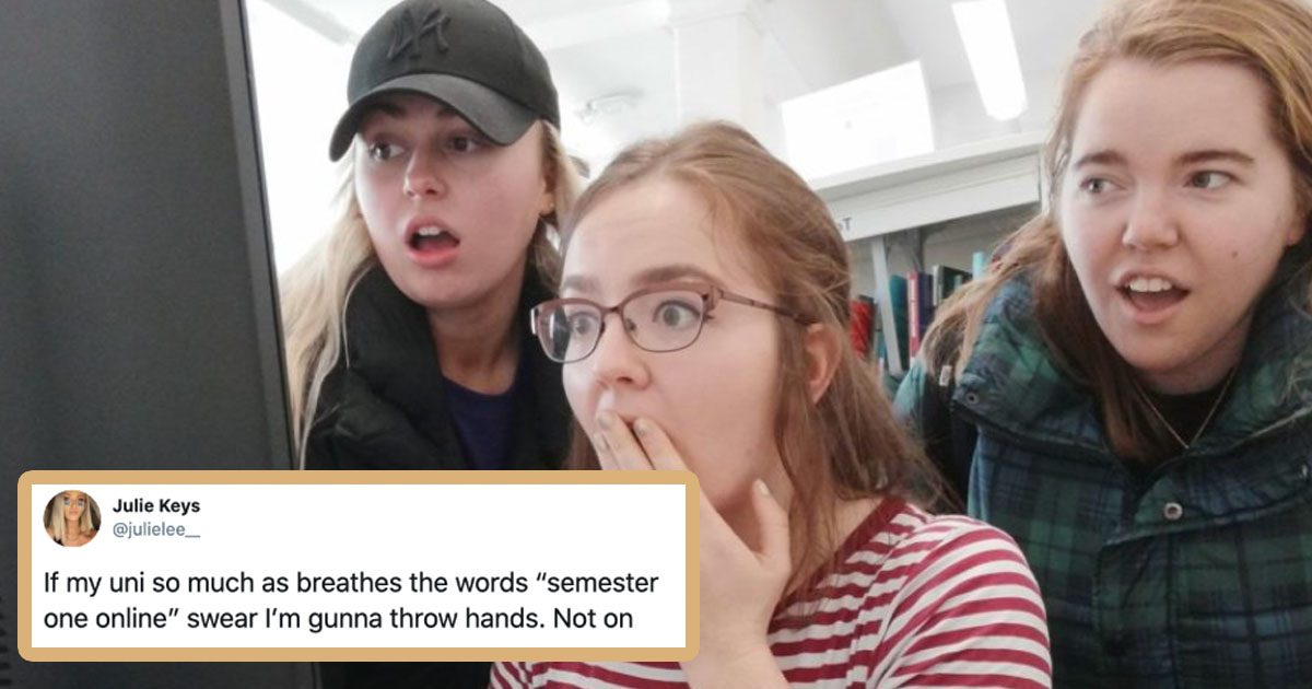 Students are fully freaking out at the idea of uni lectures being ...