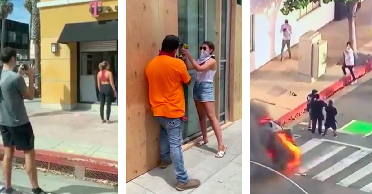 Influencers are using the protests to get Instagram pics