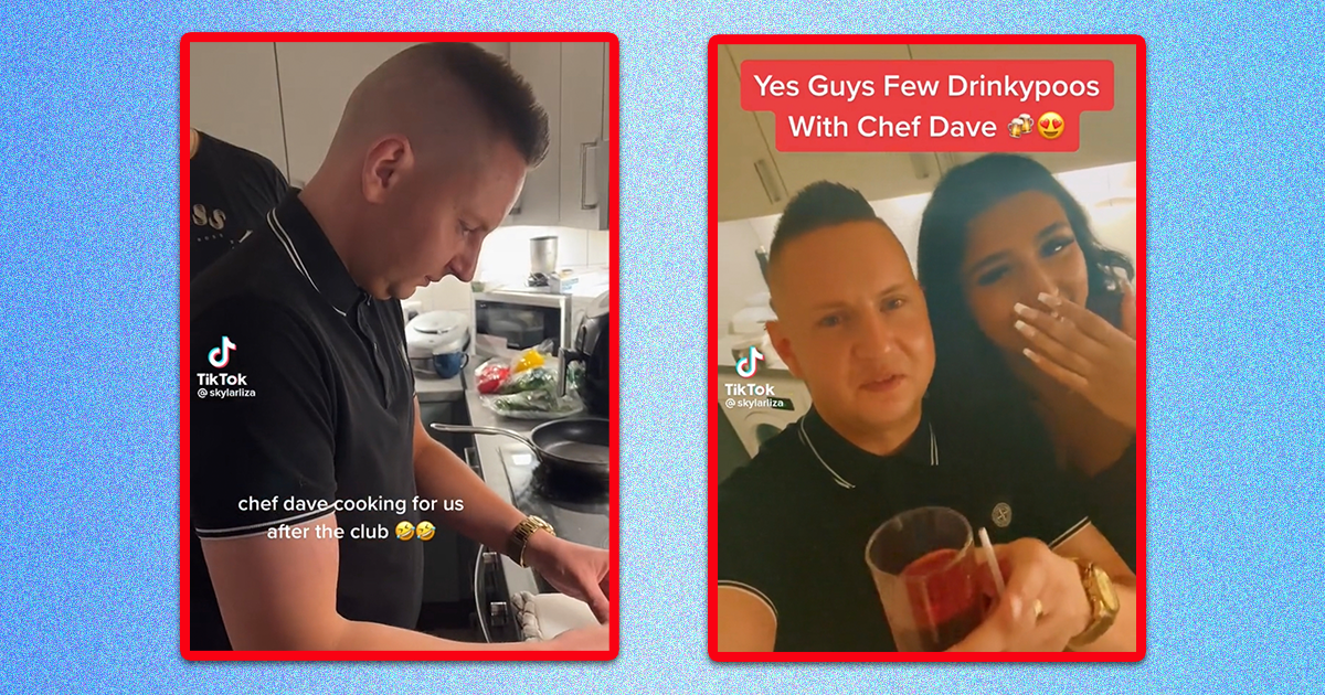 Chef Dave rocked up at this uni flat and made everyone omelettes