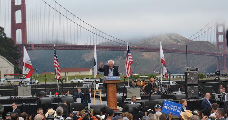Bernie is defiant in California – his supporters are angry