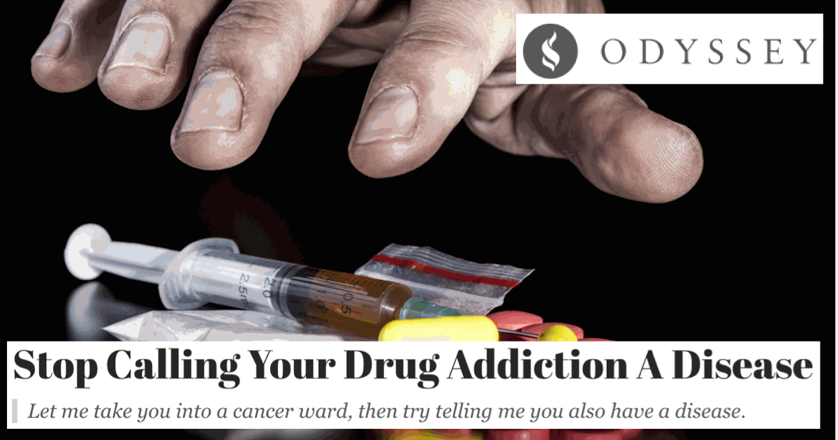 PSA to The Odyssey: Drug addiction is way more complicated than you think