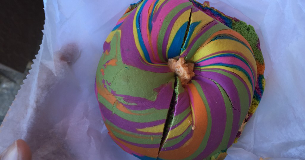 Are Brooklyn's rainbow bagels worth the hype?