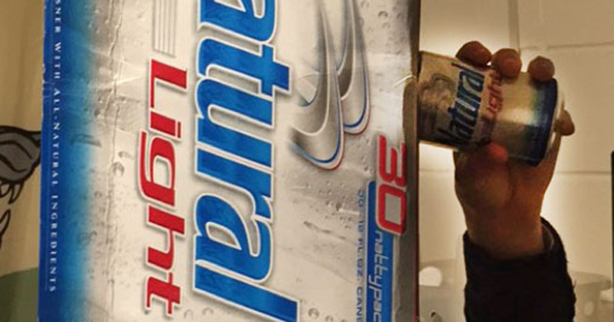 Natty Light is my favorite beer and I'm not afraid to admit it